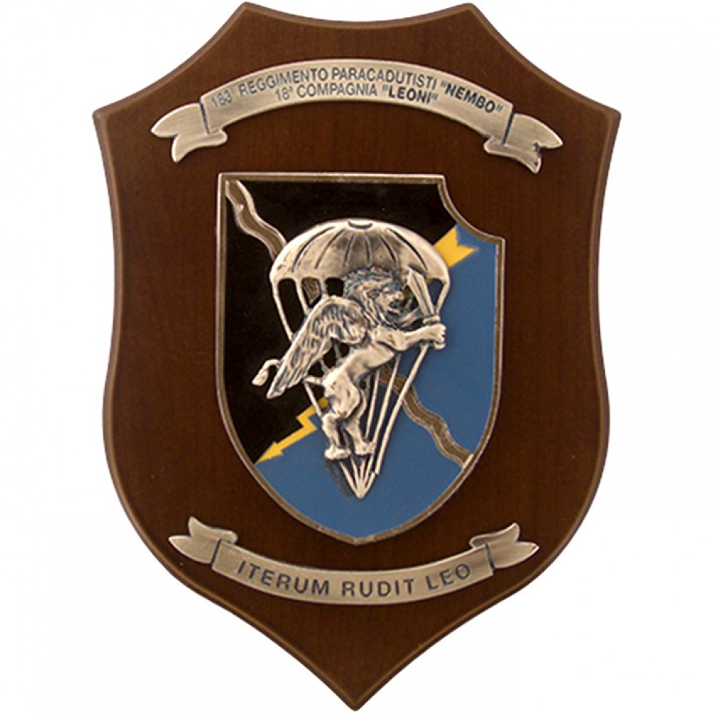 CREST E.I. - 183° REGGIMENTO PARACADUTISTI "NEMBO" 18^ COMPAGNIA "LEONI"