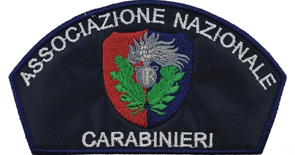 PATCH IN VELCRO RICAMATO ASSOCIAZIONE NAZIONALE CARABINIERI