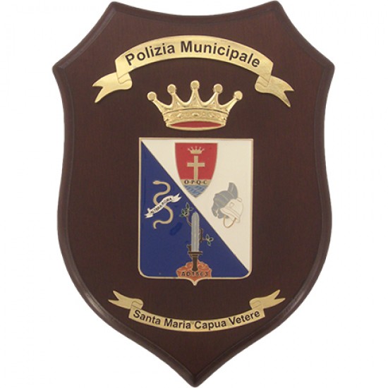 CREST POLIZIA MUNICIPALE SANTA MARIA CAPUA VETERE
